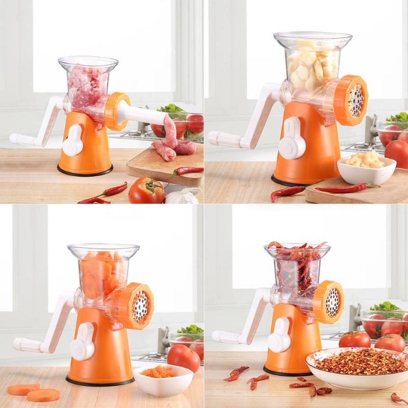 Manual Mincer Meat Grinder Stainless Steel Hand Op... – Grandado