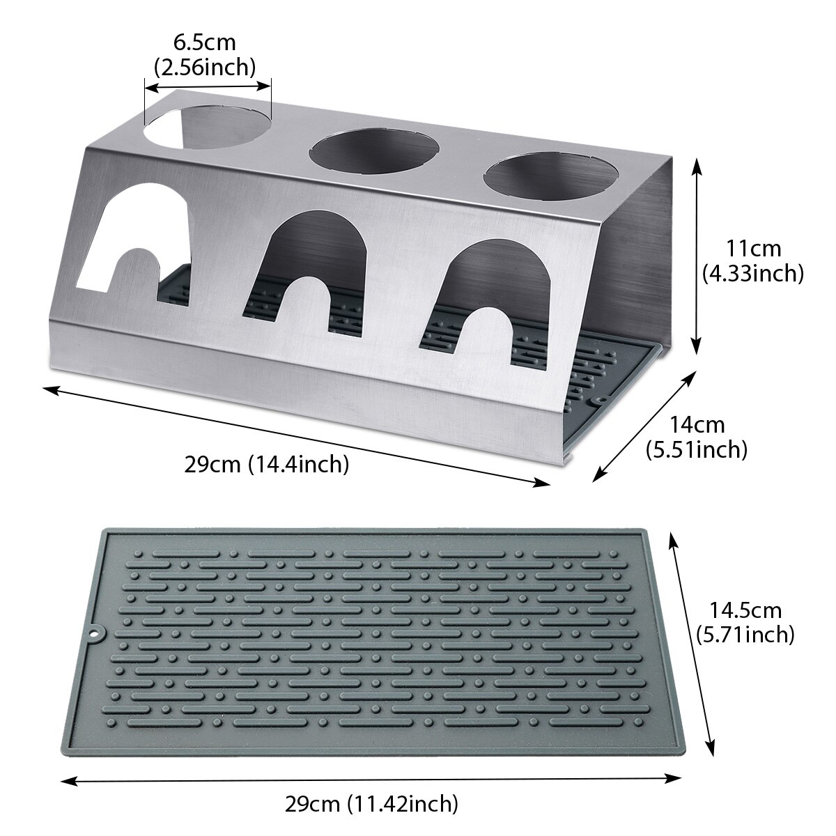 3 Holes Stainless Steel Bottle Holder Cup Holder D... – Vicedeal