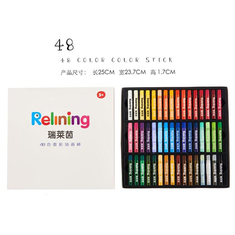 24/36/48 Color Crayon Acrylic Heavy Oily Oil Paint... – Grandado