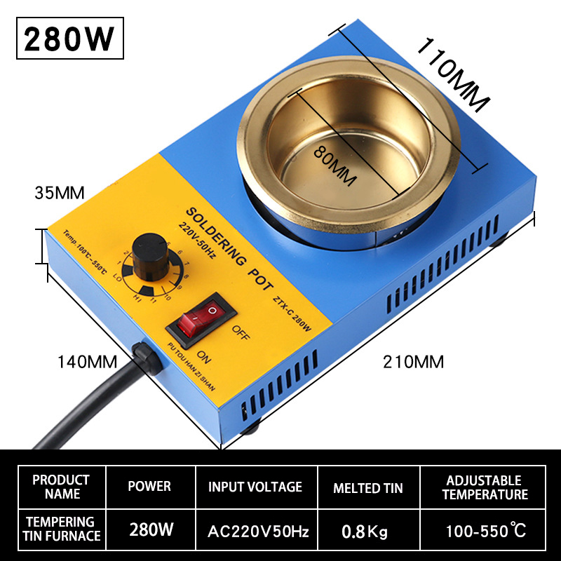 Solder Pot Tin Melting Furnace Thermoregulation So... – Vicedeal