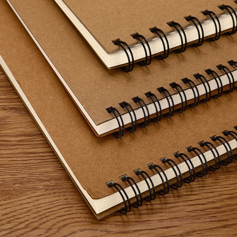 Vintage Spiral Coil Paper Drawing Painting Graffit... – Grandado