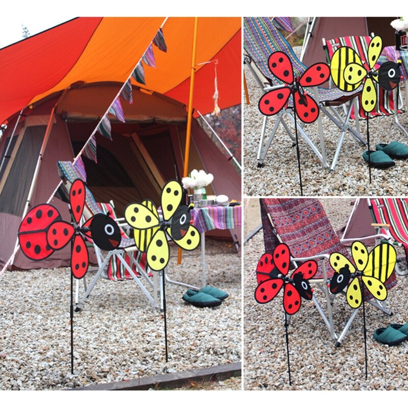 Large Bee Windmill Whirligig Wind Spinner Home Yar... – Grandado