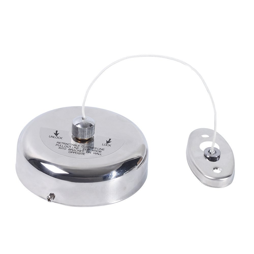 2.8m stainless steel clothesline rope Retractable ... – Grandado