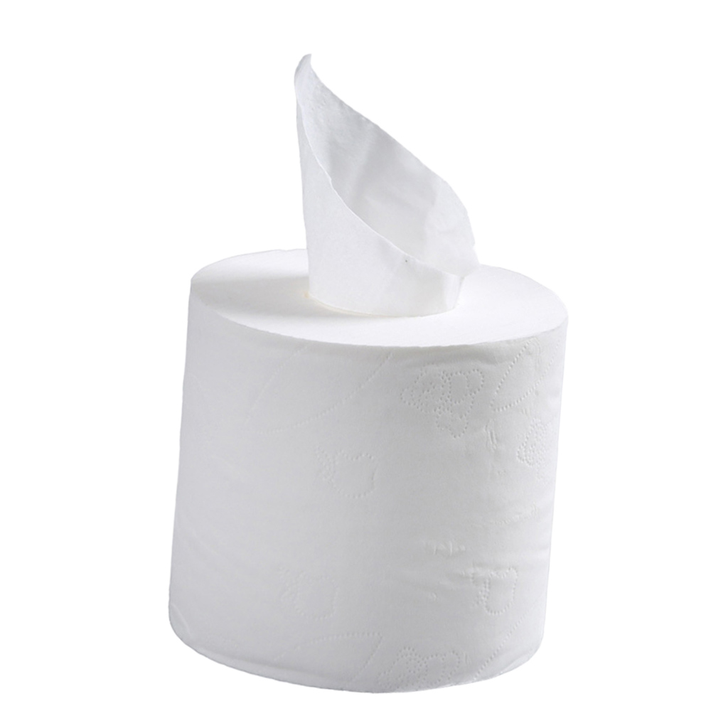 1 Roll Comfortable Roll Paper 3-Ply White Bathroom... – Vicedeal