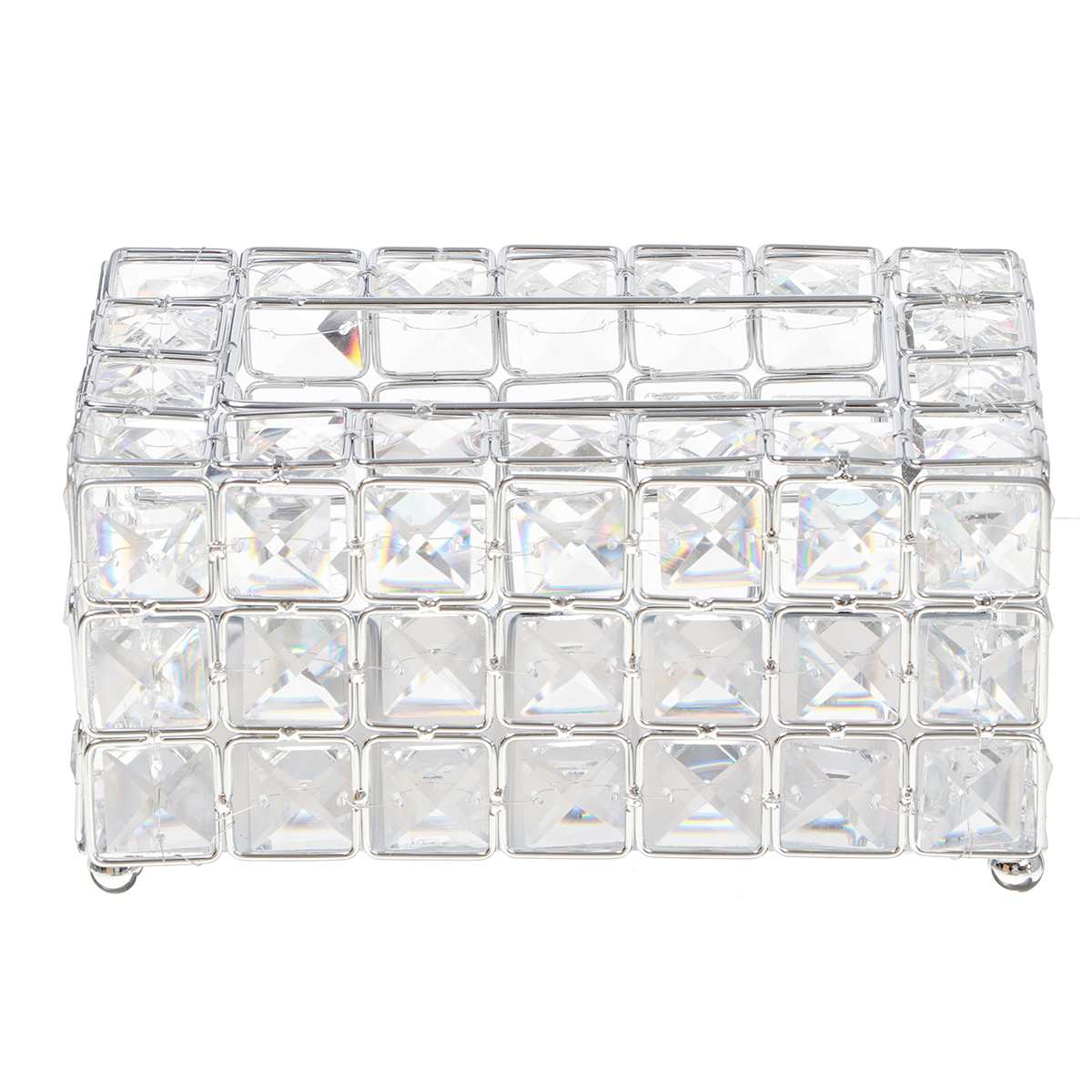 Crystal Facial Tissue Box Holder Crystal Cube Napk... – Vicedeal