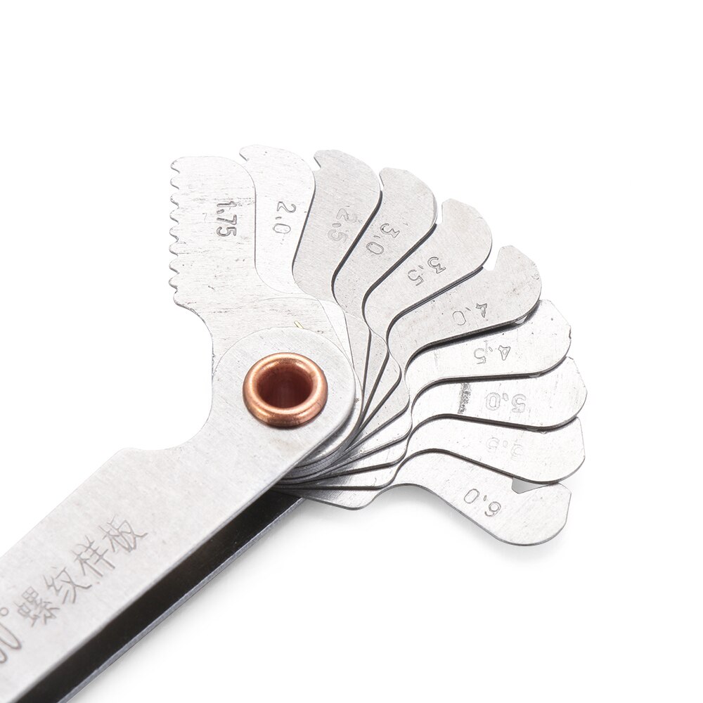 1 jeu de jauge de filetage métrique de 55/60 degré... – Grandado