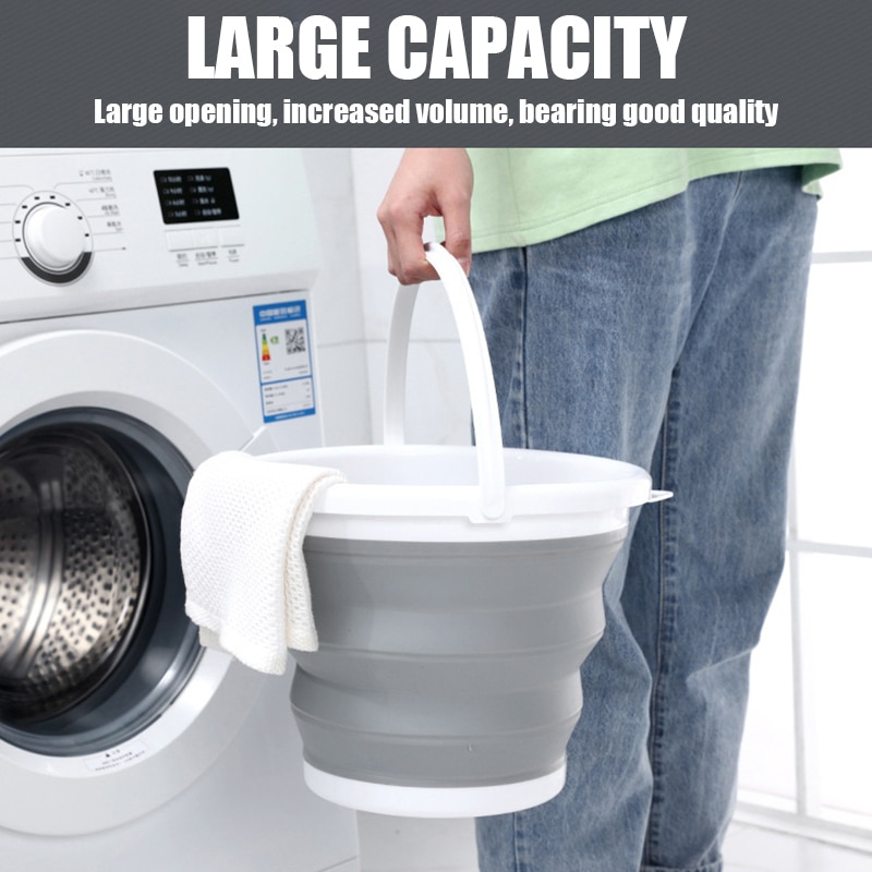 Siliconen Emmer Voor Vissen Opvouwbare Emmer Wasst... – Vicedeal