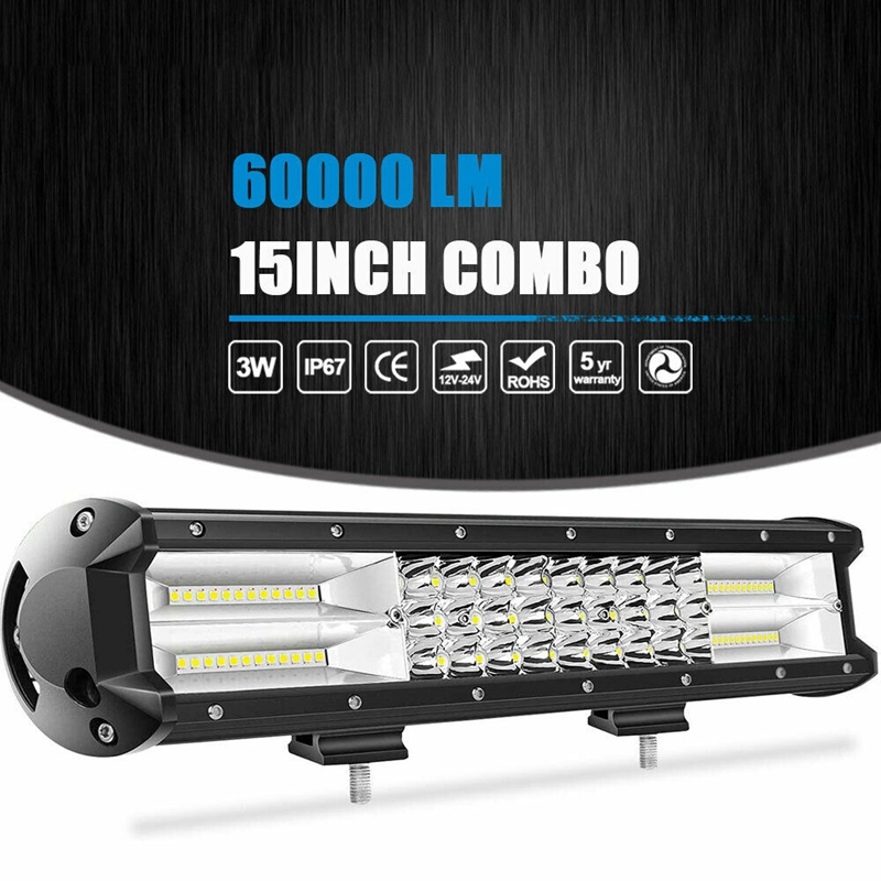 15Inch 216W 7D LED Work Light Triple-Row 12/24V Lo... – Grandado