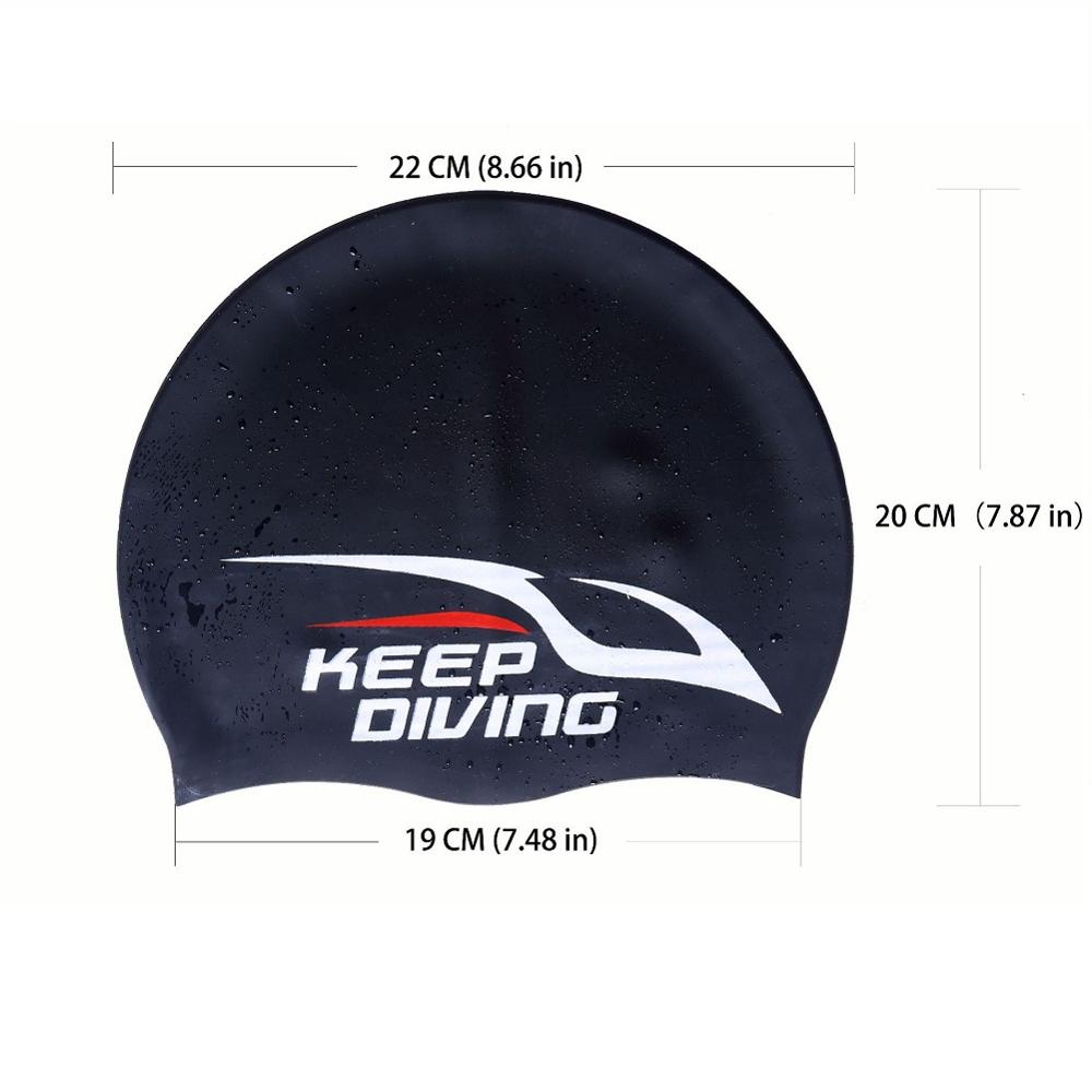 Swimming Caps Waterproof Swim Pool Cap for Men and... – Grandado