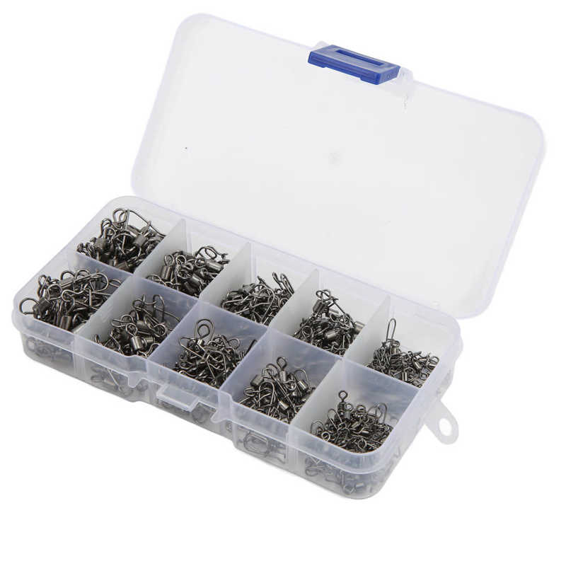 Fishing Line Connector Fishing Swivels Snaps Set B... – Grandado