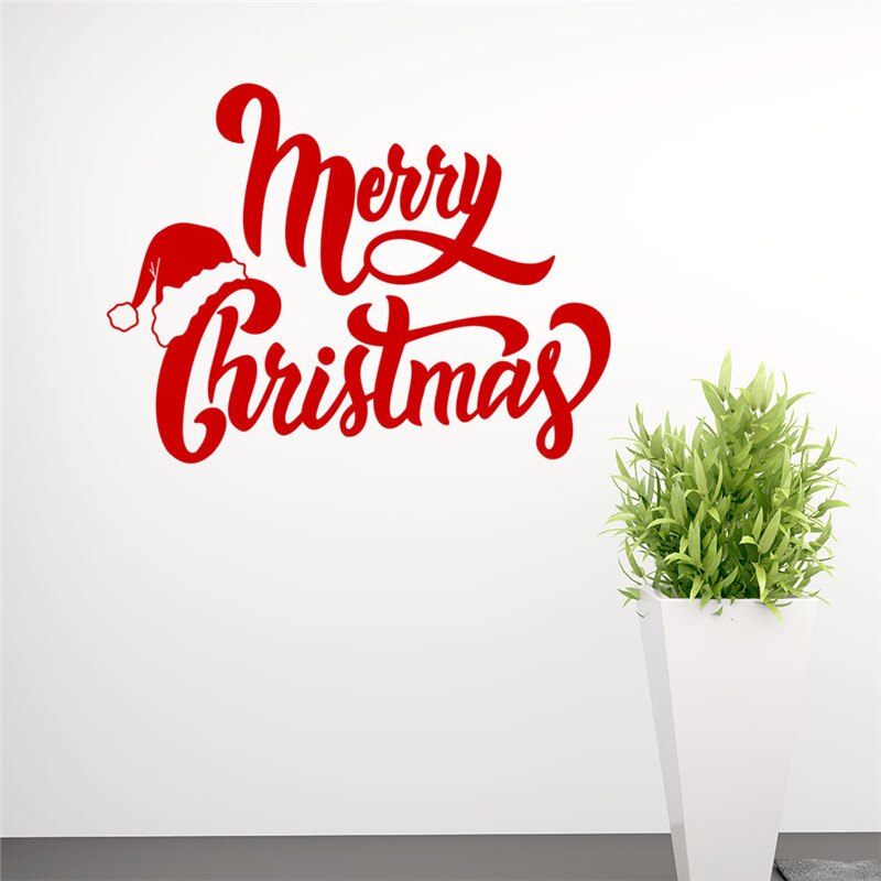 God jul citat väggdekaler för butik kontor heminre... – Vicedeal