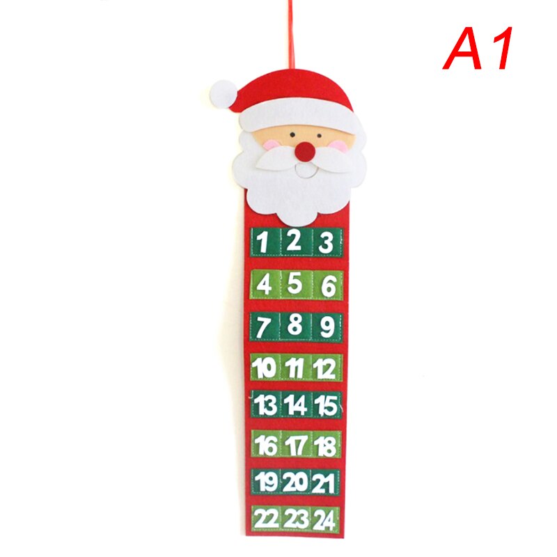 Christmas Calendar Santa Claus Calendar Advent Cou... – Grandado