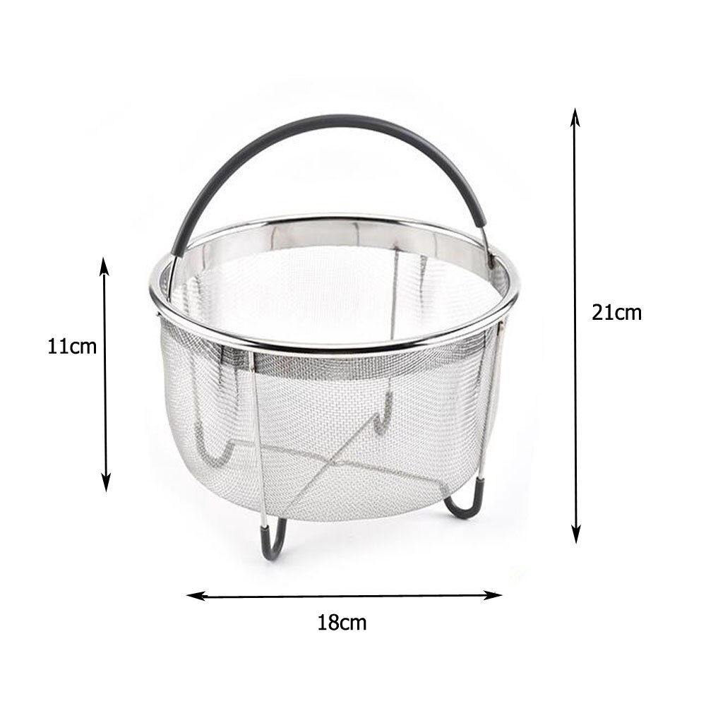 304 Stainless Steel Steamer Basket Instant Pot Acc... – Grandado