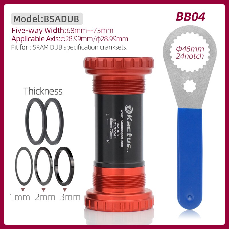 Bottom Bracket BSA DUB Central Movement Ceramic Be... – Vicedeal