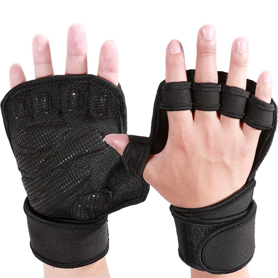Loogdeel Half Finger Gym Fitness Gloves Hand Palm ... – Grandado