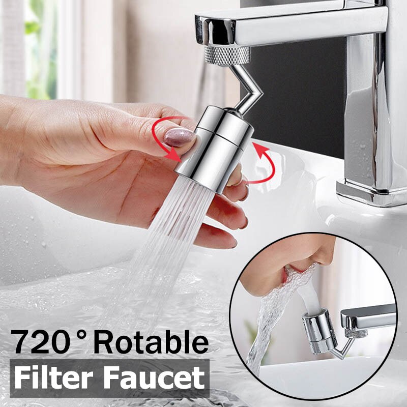 Universal Splash Filter Faucet 720 Degree Swivel F... – Vicedeal