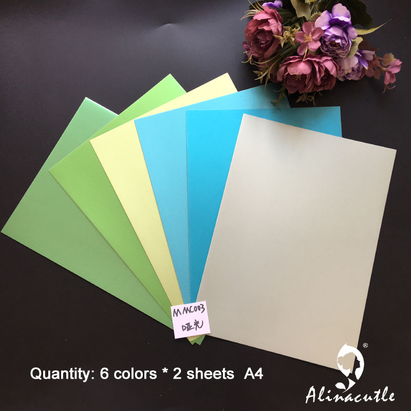 6 colors x 2sheet Cardstock Paper Card Stock Forev... – Grandado