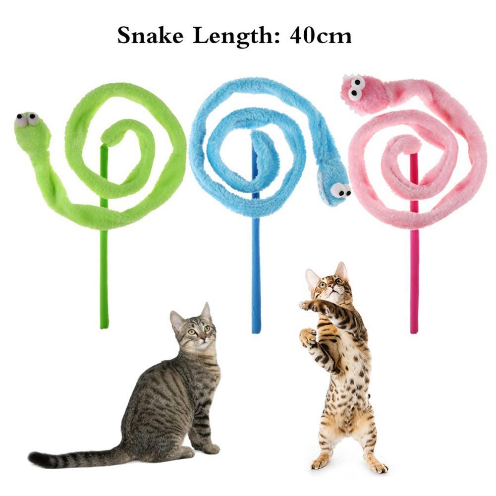 Cute Funny Cartoon Snake Interactive Pet Cat Kitte... – Grandado