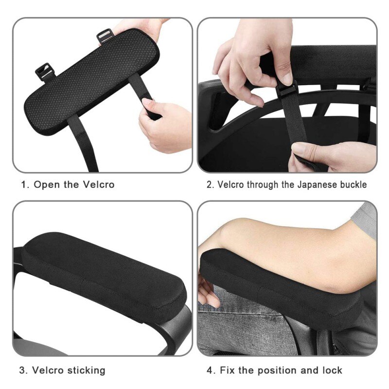 Chair Armrest Pads Memory Foam Home Office Chair A... – Grandado