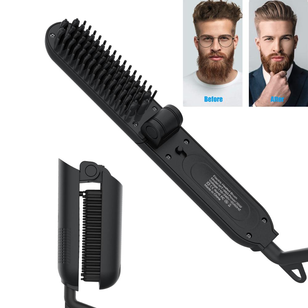 2 In 1 Multifunctional Hair Straightener Hair Comb... – Grandado