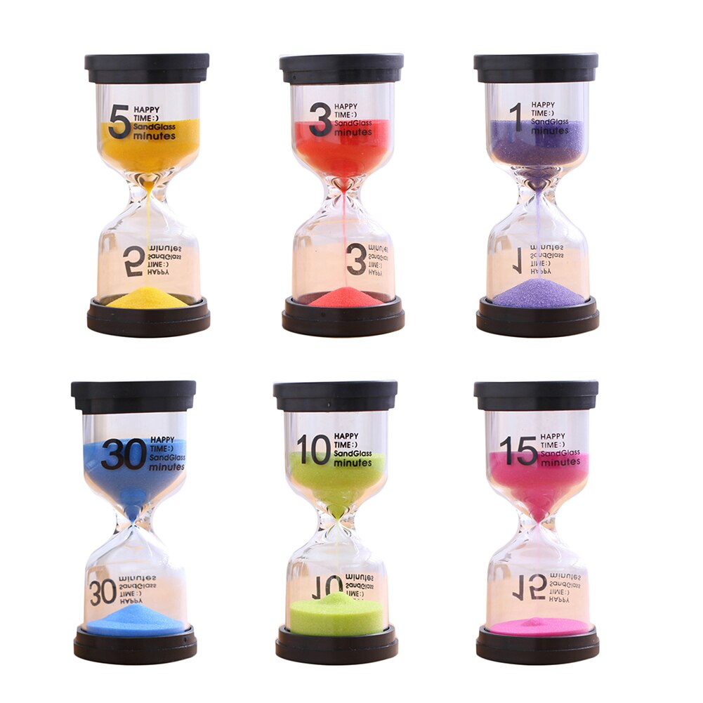7 Colors Children Brush Teeth Hourglass Timer Home... – Grandado
