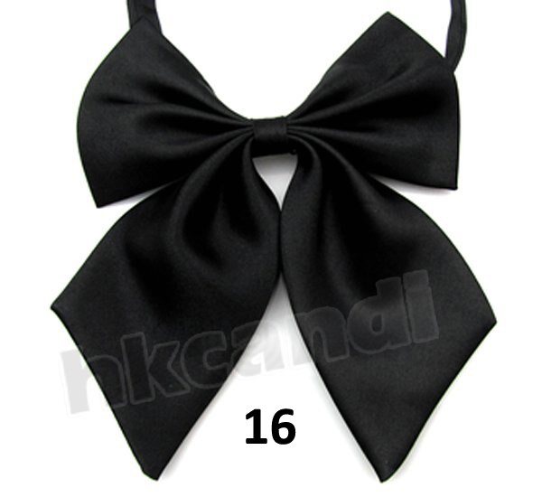 black Bow Tie Solid Clothing & Accessories bow... – Vicedeal
