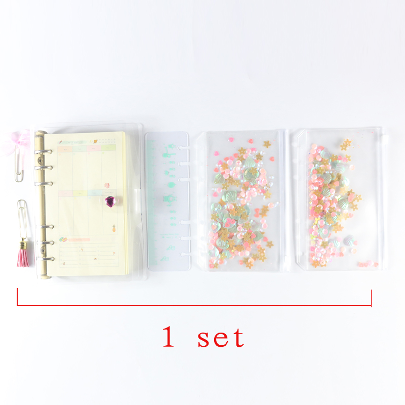 Domikee cute sequin PVC school student colored 6 h... – Grandado