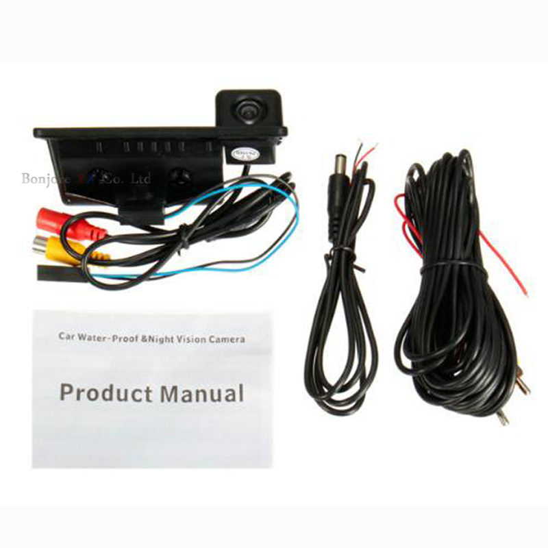 Bil bakre kamera handtag knapp bagageutrymme för bmw 3/5- serie x5 x1 x6 e39 e46 e53 e82 e88 e84 ...