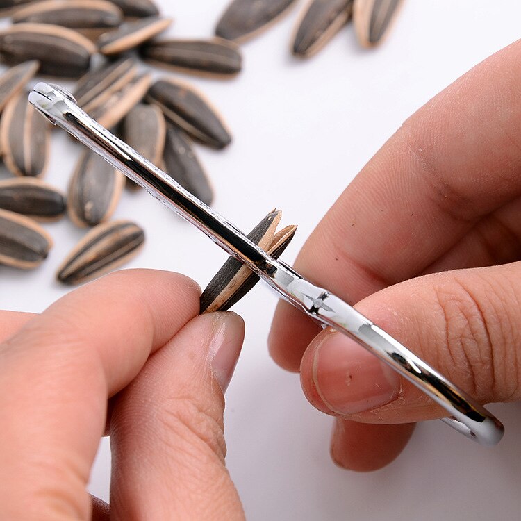 Multifunctional Stainless Steel Seed Cracker Black... – Vicedeal
