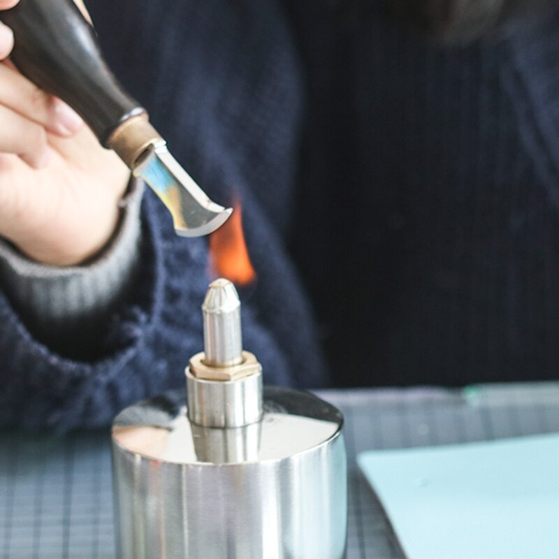 200Ml Alcohol Burner Biology Chemistry Lab Lamp With Wick Leather Craft ...