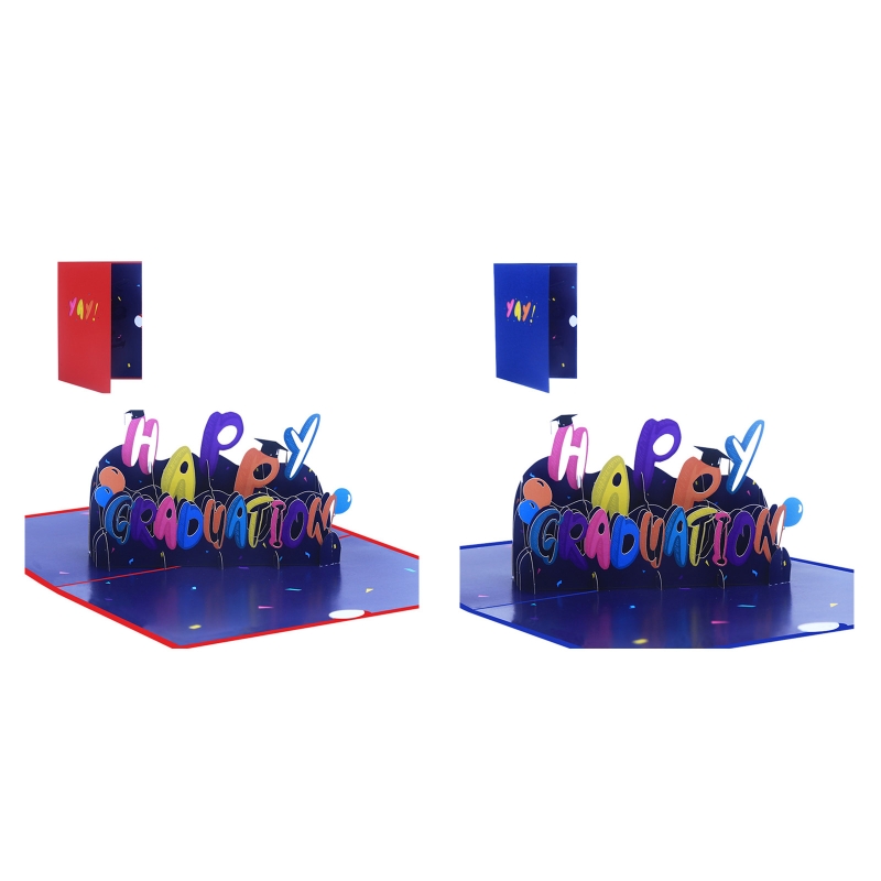 A0KE 3D Pop Up Card Happy Graduation Greeting Card... – Vicedeal