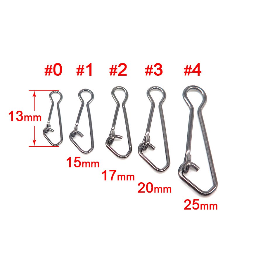 Minfishing 50 PCS Fast Fishing Swivel Snap Stainle... – Vicedeal