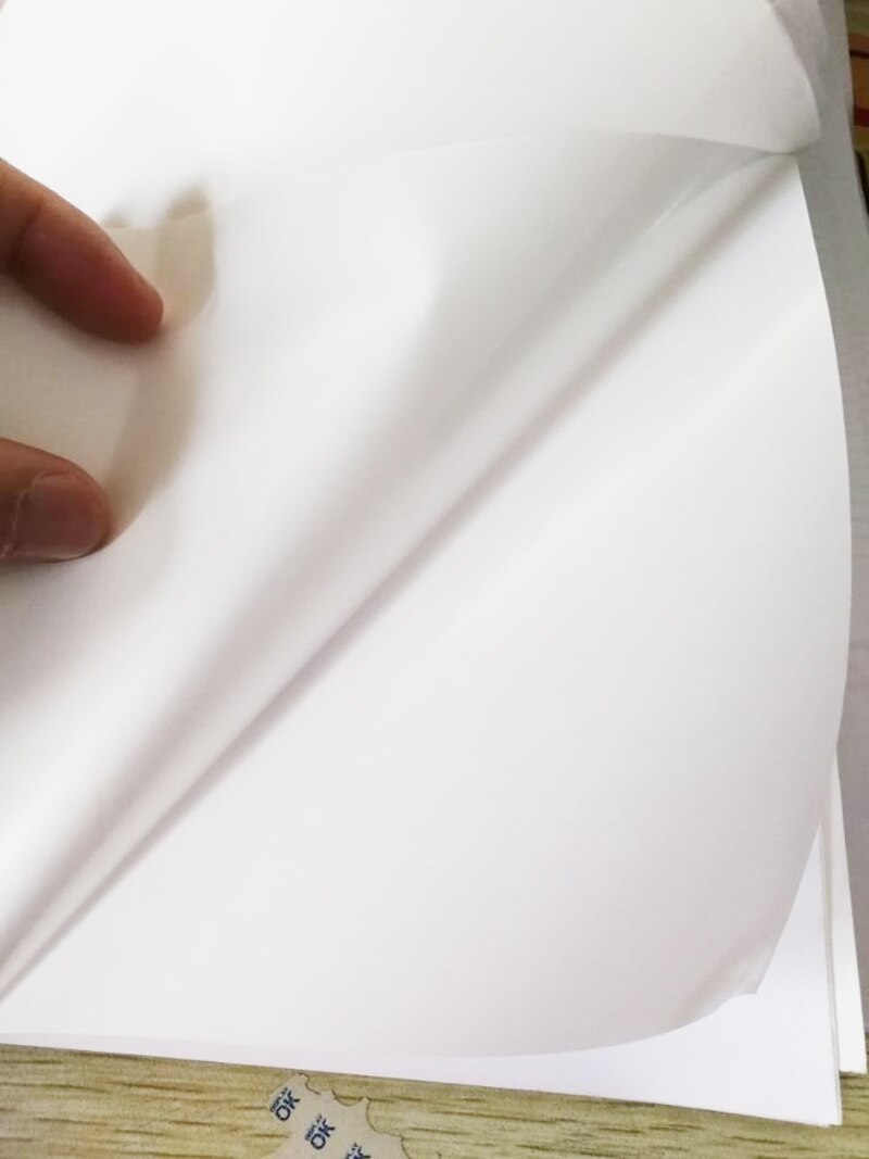 A4 Blank Waterproof Sticker Paper Matte White Viny... – Vicedeal