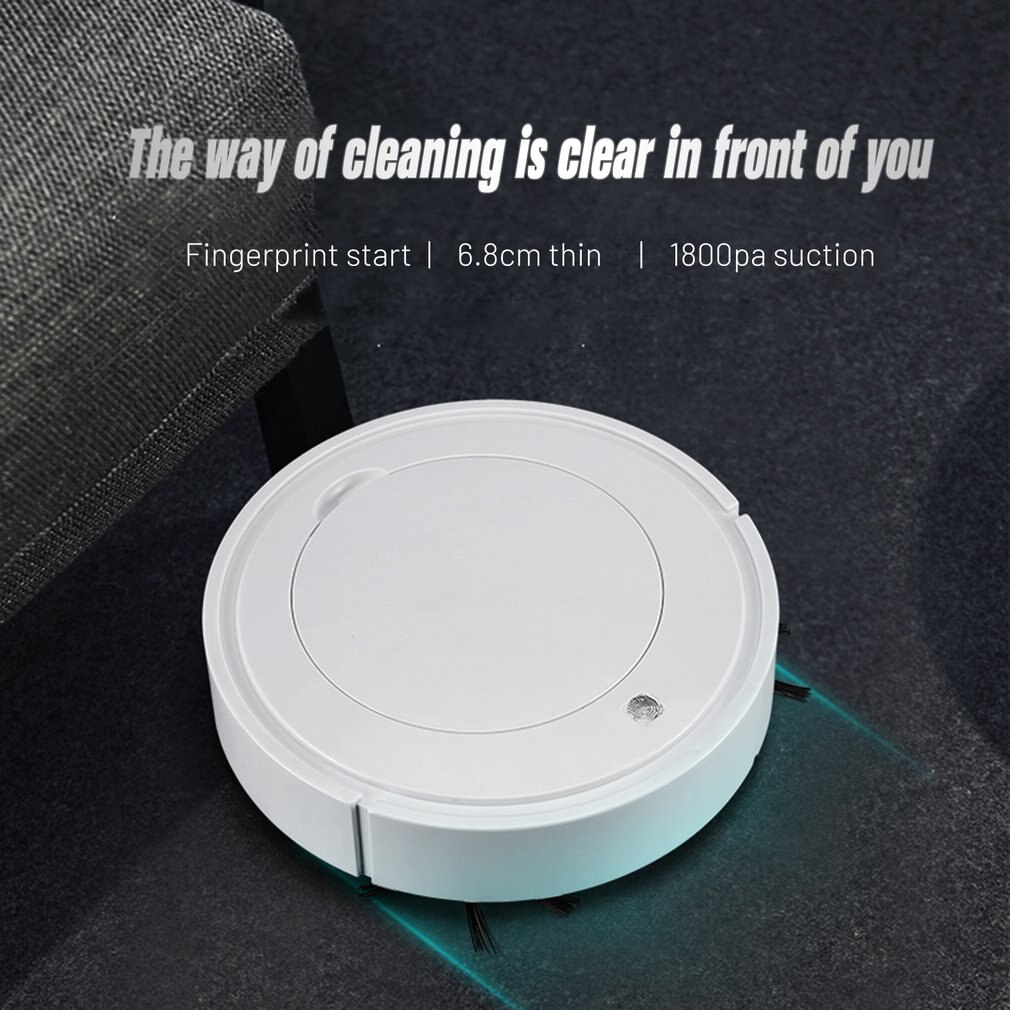 Fingerprint Start Home Sweeping Robot Portable Cle... – Vicedeal