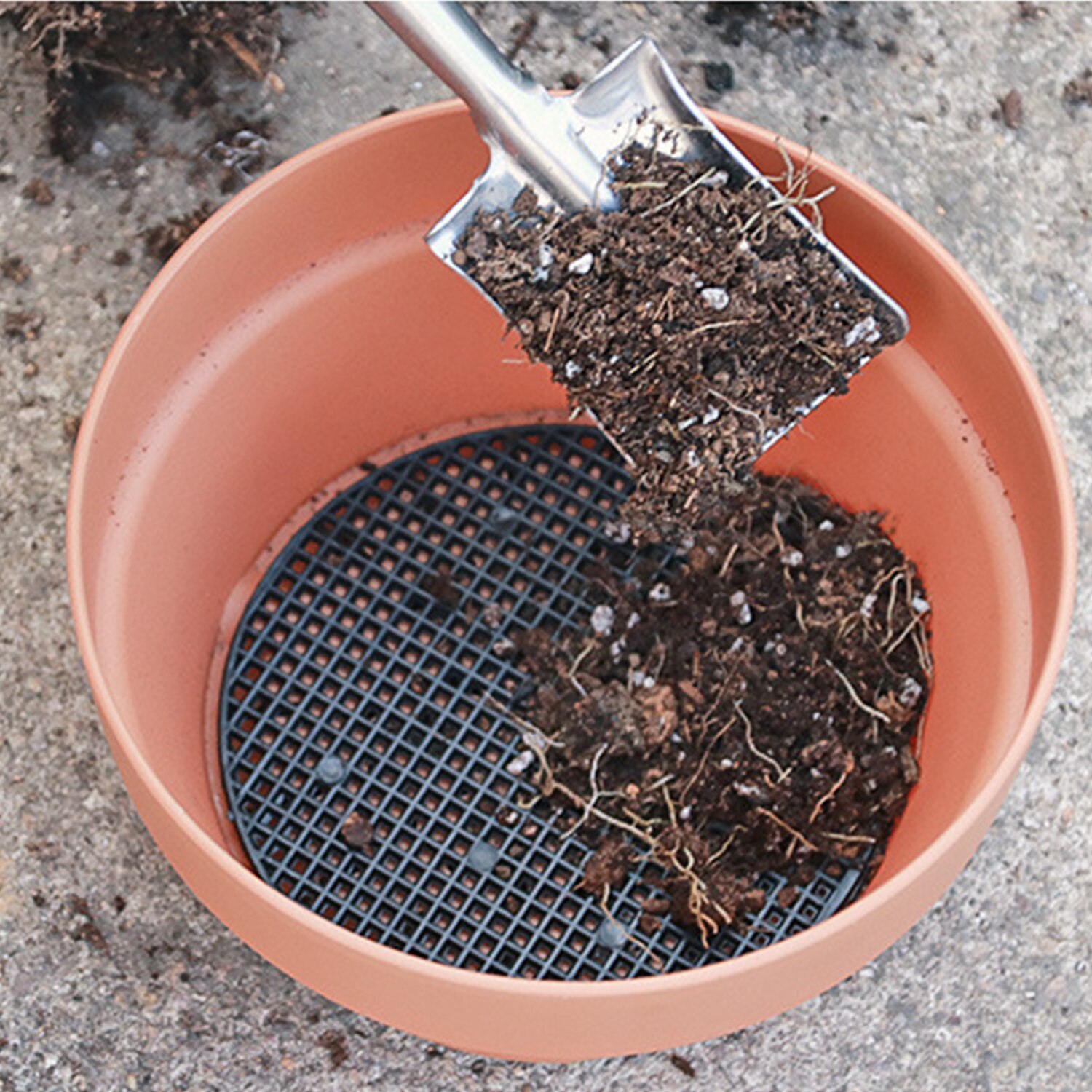 Flower Pot Hole Mesh Pad Bottom Mat Prevent Soil L... – Vicedeal
