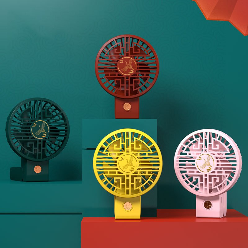 Mini-Hold Fans Staande Buiten Pocket Fans Usb Char... – Grandado