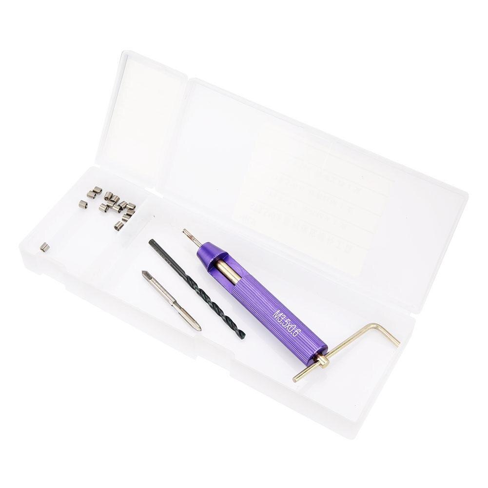 M3.5*0.6 Screw Threaded Inserts Repair Tool Set Wi... – Grandado