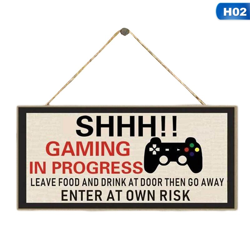 Gamer Plaques Signs I Am Gamer Wood Rectangle Plaq... – Vicedeal