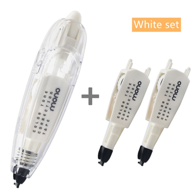 Mono color correction tape set with 2 refill White... – Vicedeal