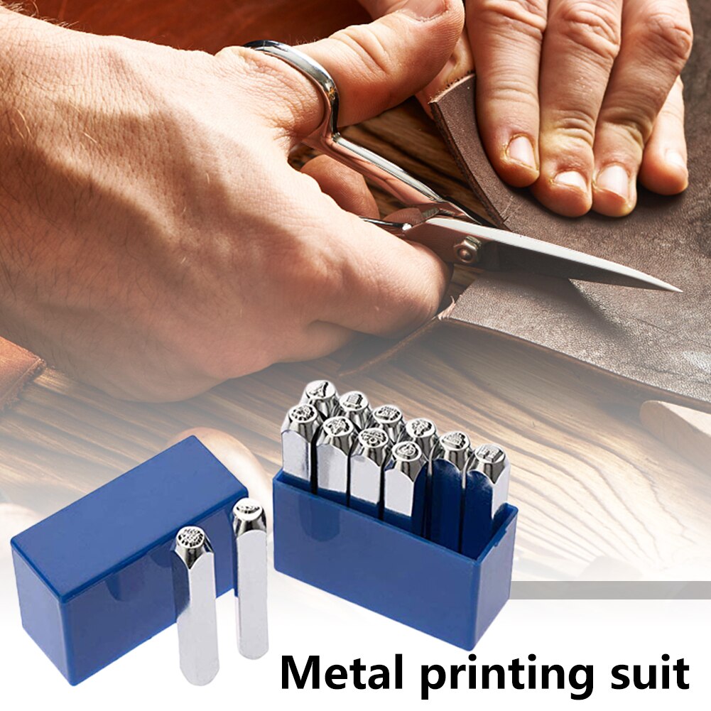 Chrome 12 Pattern Symbol Set Aluminium Leather Uni... – Grandado