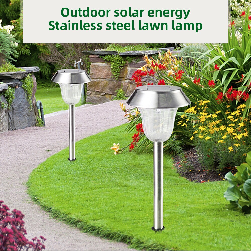 2PCS Led Tuin Gazon Lamp Zonne-energie Pathway Nac... – Vicedeal