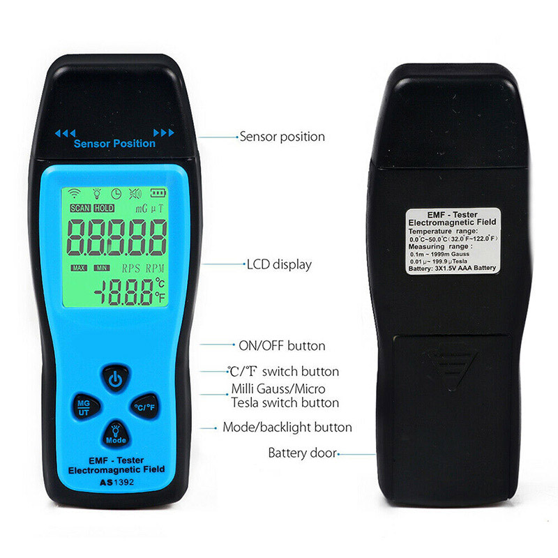 Digital radiation dosimeter Meter Counter handheld... – Grandado