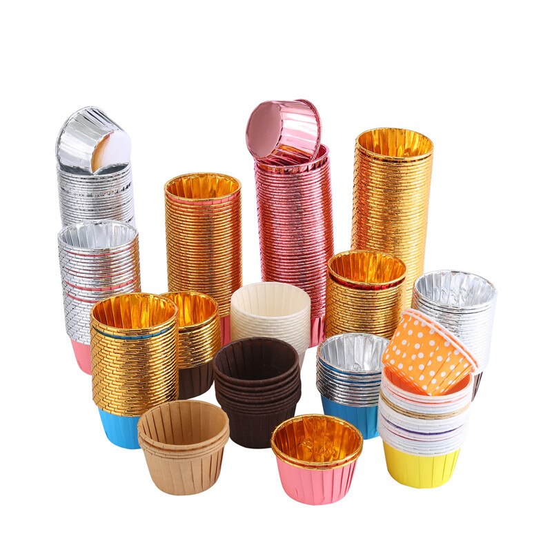 50 Stks/pak Muffin Cupcake Liner Cake Wrappers Bak... – Vicedeal