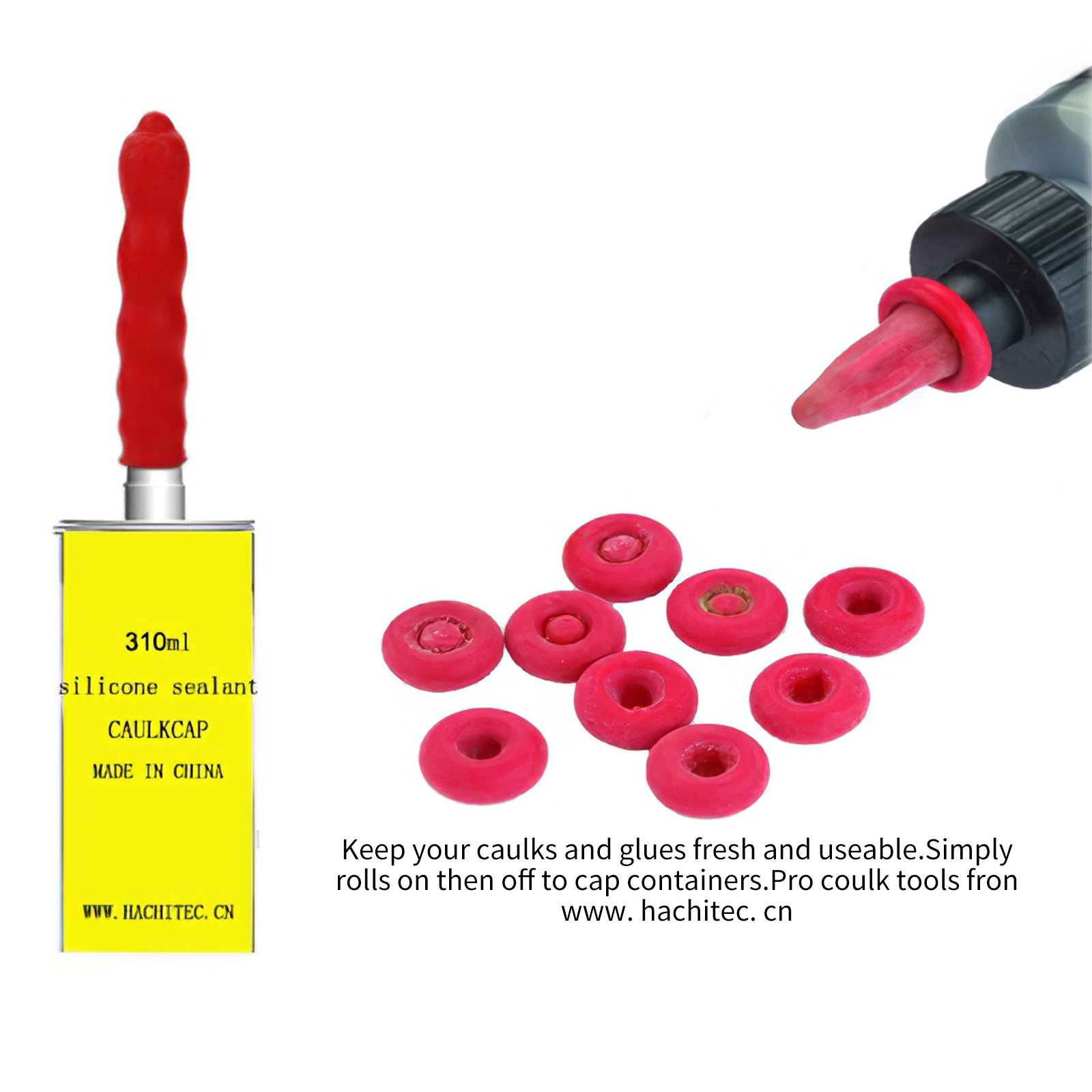 50pcs Per Set Caulking Nozzle Pack Silicone Tube N... – Grandado