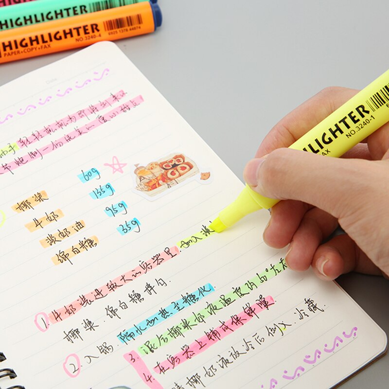 STA Triangle Body Marker Pens Colorful Point Linin... – Grandado