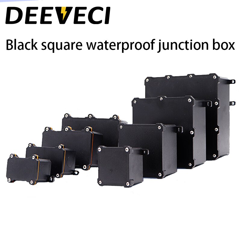 Waterdichte Zwarte Diy Behuizing Instrument Case A... – Grandado