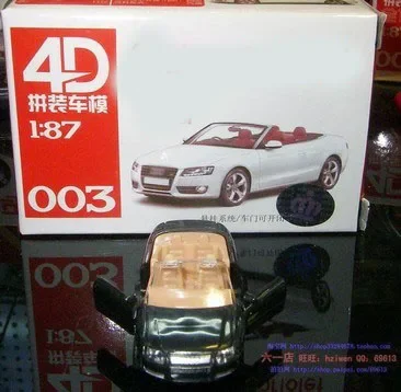 1 Pcs 4D Plastic Assemble Car Scale 1:87 Modern Co... – Grandado
