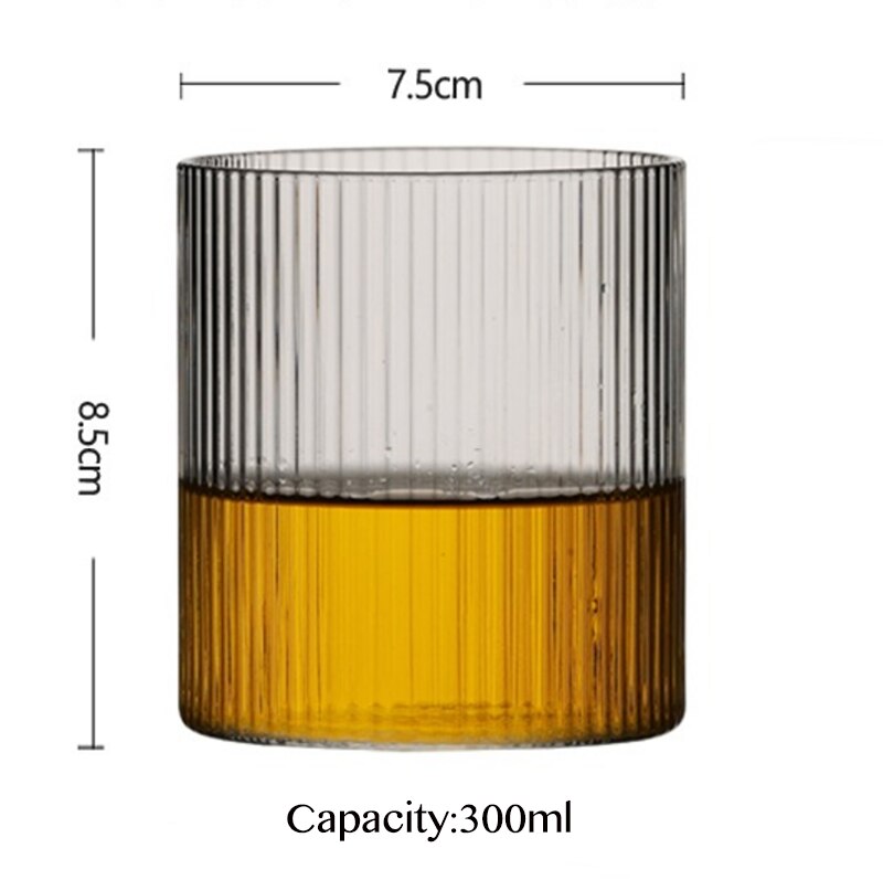 1PCS Ripple Cocktail Glasses, Whisky Glass,Water G... – Grandado