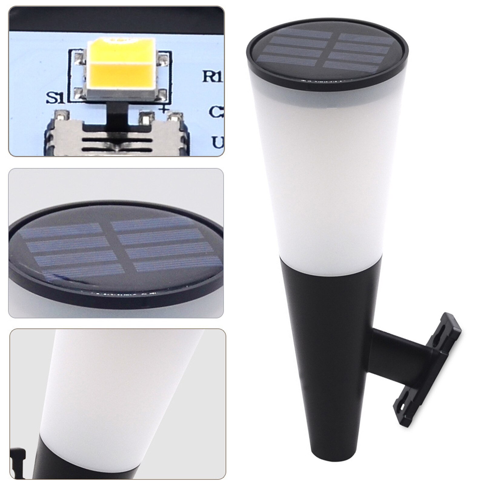 LED Solar Spotlight RGB Selectable Color Solar Pow... – Grandado