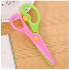 1 Pcs 137mm Cute Mini Round Head Safety Plastic Sc... – Grandado